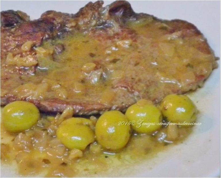 Filetes de ternera en salsa. | Cárnicas Martín Caro